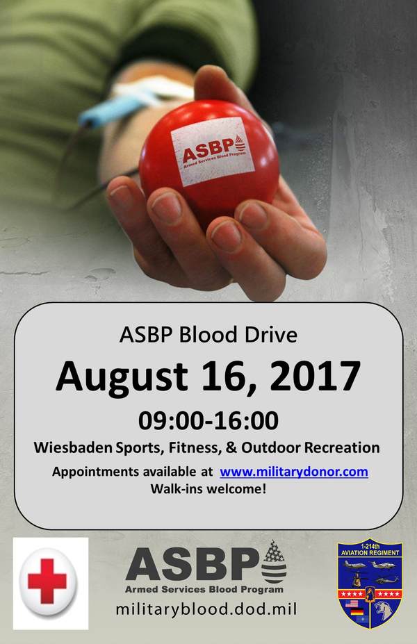 ASBP Blood Drive (2017) • USO Wiesbaden